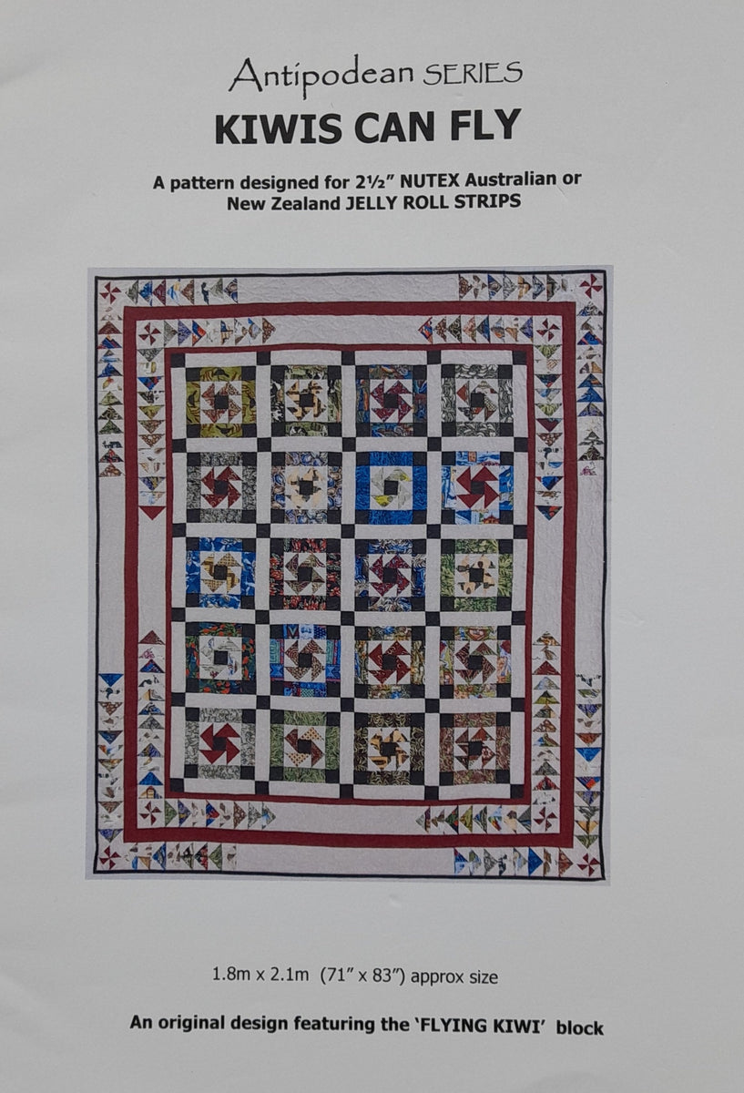 Kiwis Can Fly Quilt Pattern – CHERRY PIE BERNINA